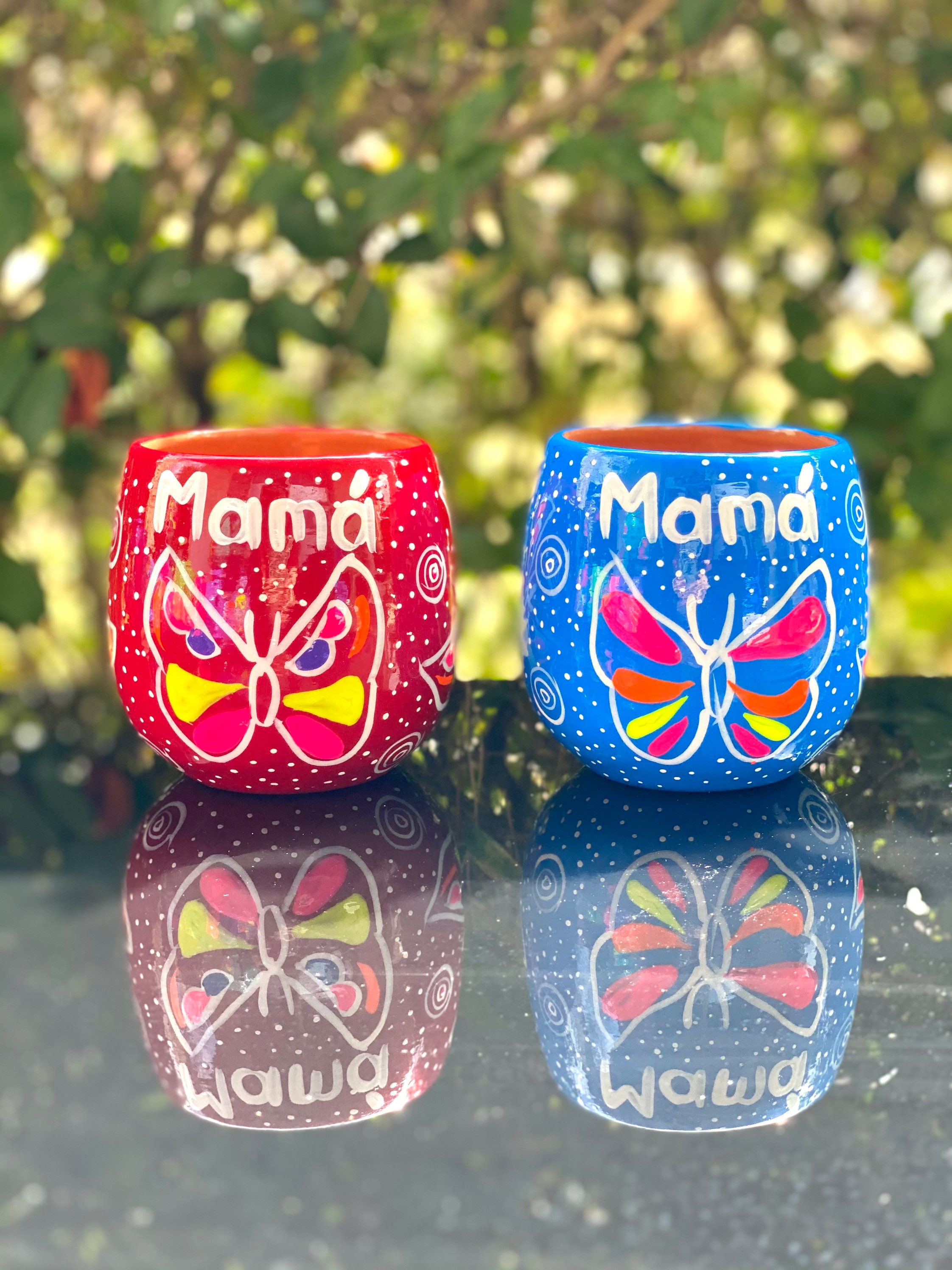 Mamá Mug Hand Painted Mama Mug Hand Painted Ceramic Mug | Etsy