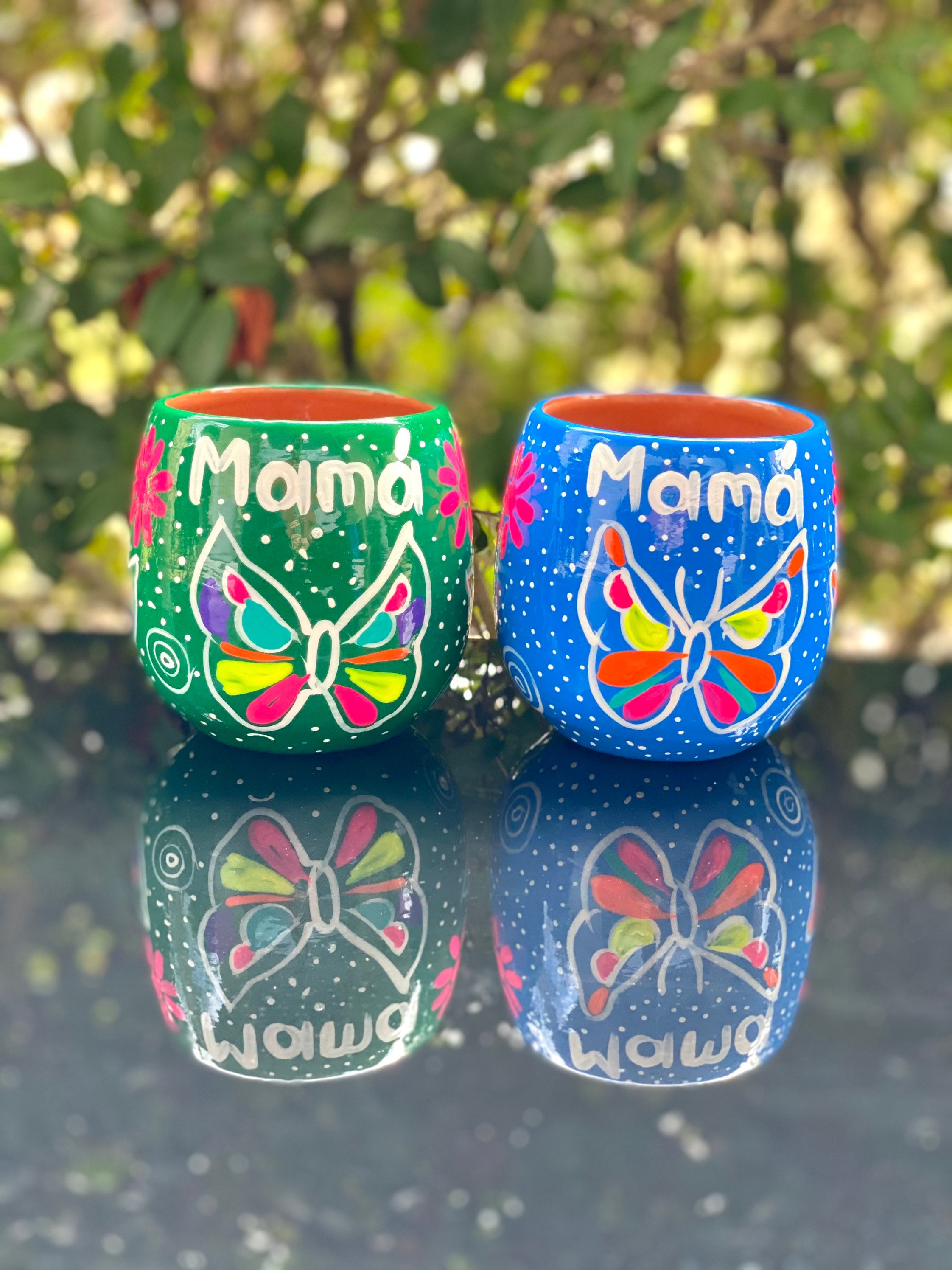 Mamá Mug Hand Painted Mama Mug Hand Painted Ceramic Mug | Etsy