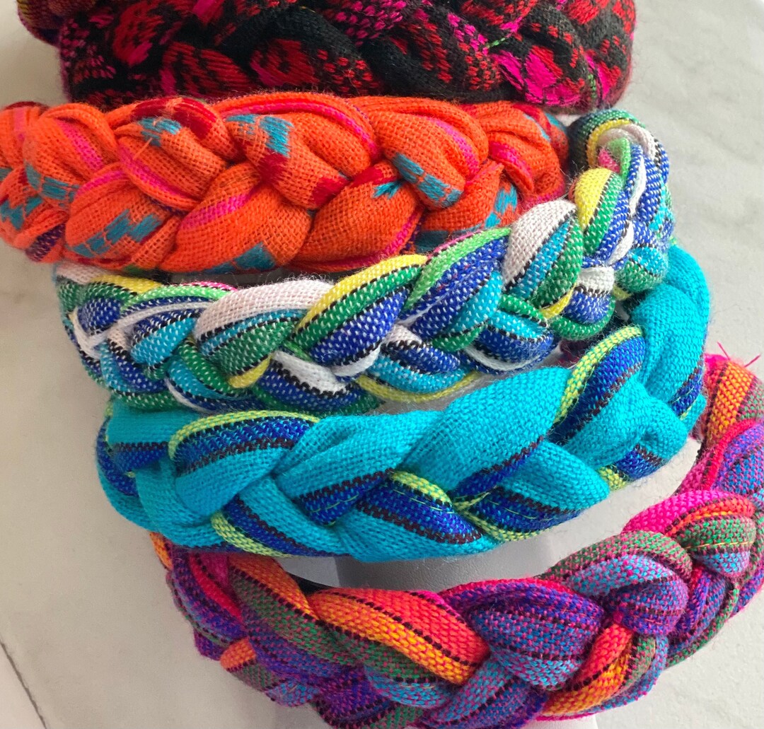 Mexican Braided Cambaya Headband: Colorful Turban for Women - Etsy