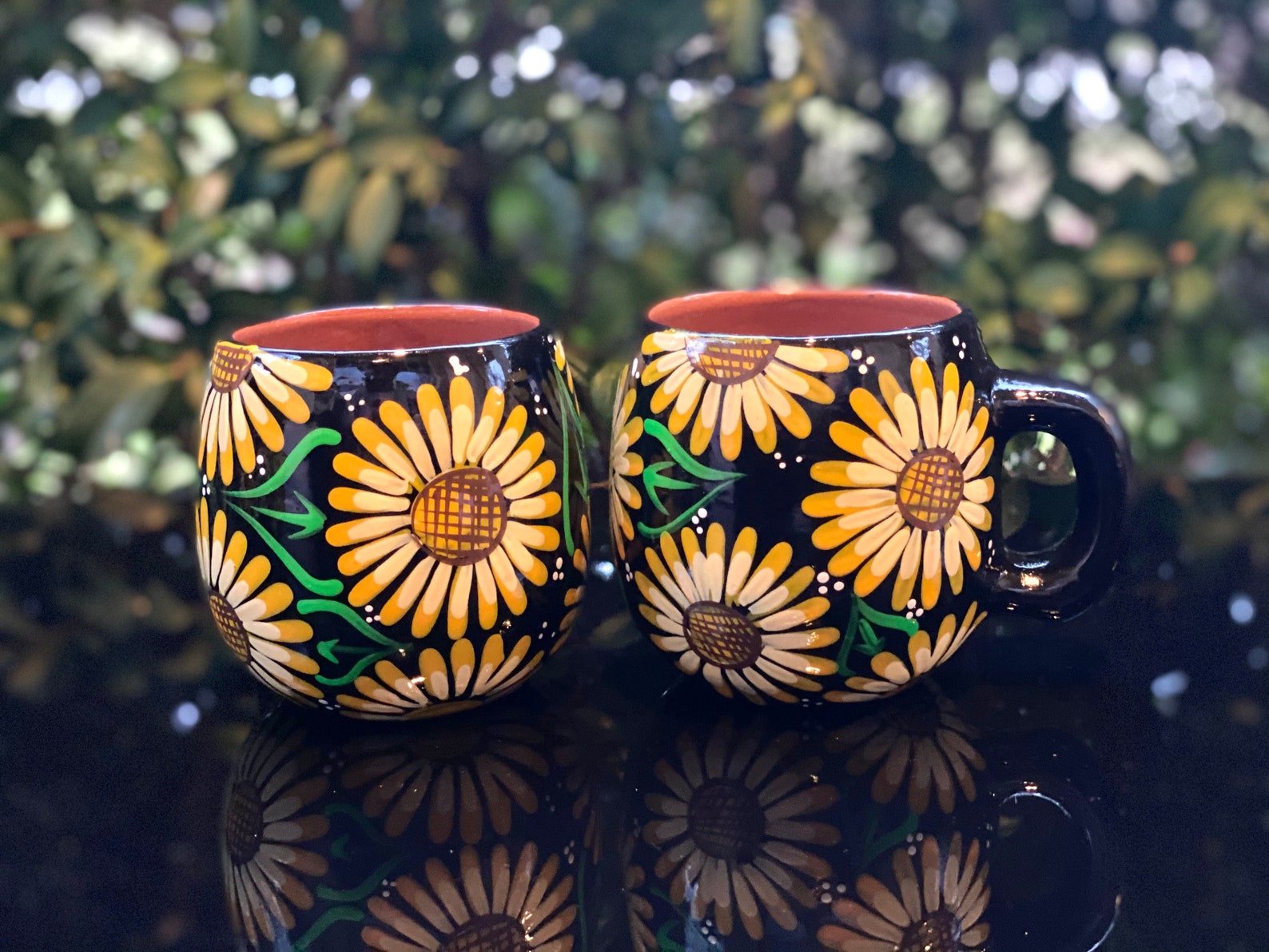 Sunflower Mug Hand Painted Sunflower Mug Handmade Ceramic - Etsy