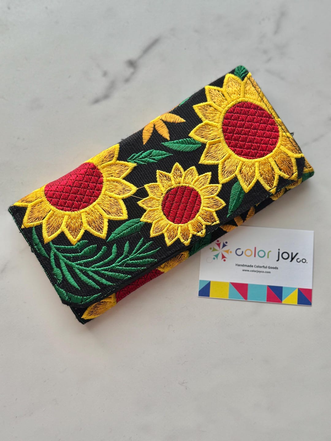 Embroidered Wallet, Floral Embroidery Wallet, Wallet Women, Gift for ...