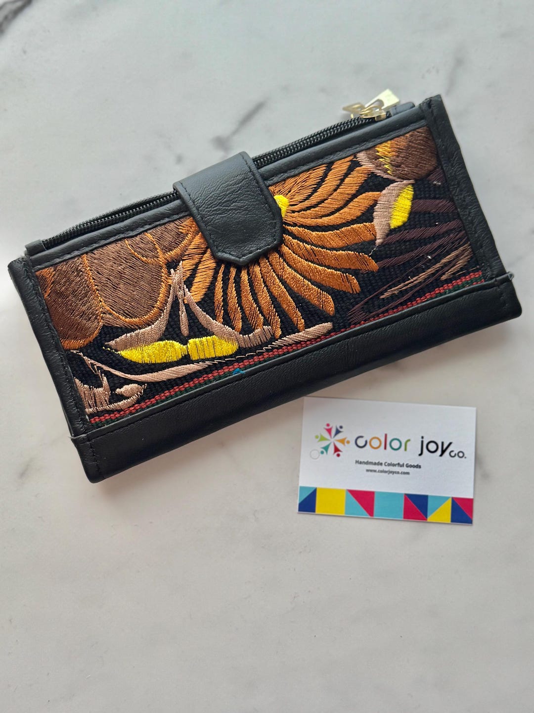 Embroidered Wallet, Floral Embroidery Wallet, Wallet Women, Gift for ...