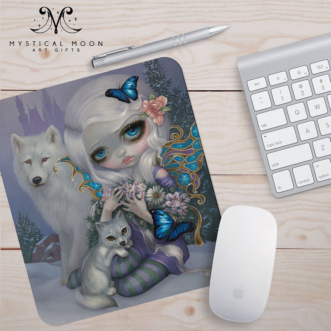 Winter Forest Mousepad / Big Eye Fantasy Art / Jasmine Becket-griffith ...