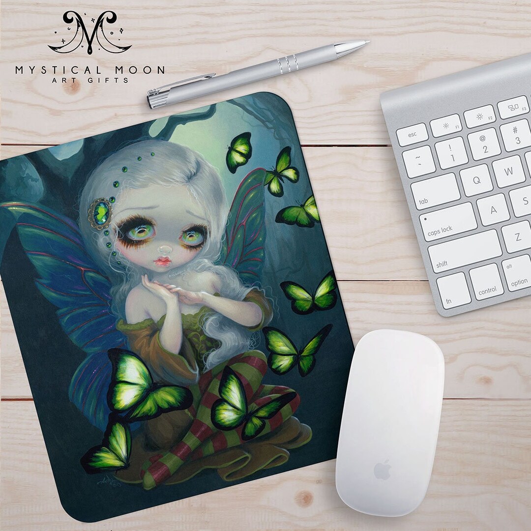 Absinthe Fairy Mousepad / Big Eye Fantasy Art / Jasmine Becket-griffith ...