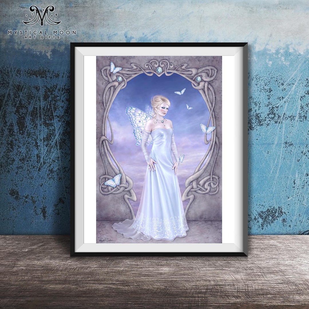 April Fairy Art Print / Fantasy Artwork / Rachel Anderson / Kids Room ...
