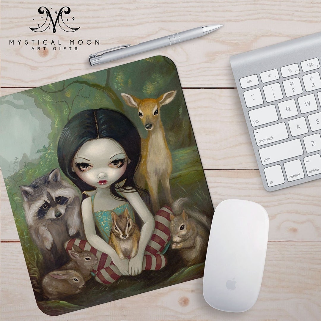 Snow White Mousepad / Big Eye Fantasy Art / Jasmine Becket-griffith ...