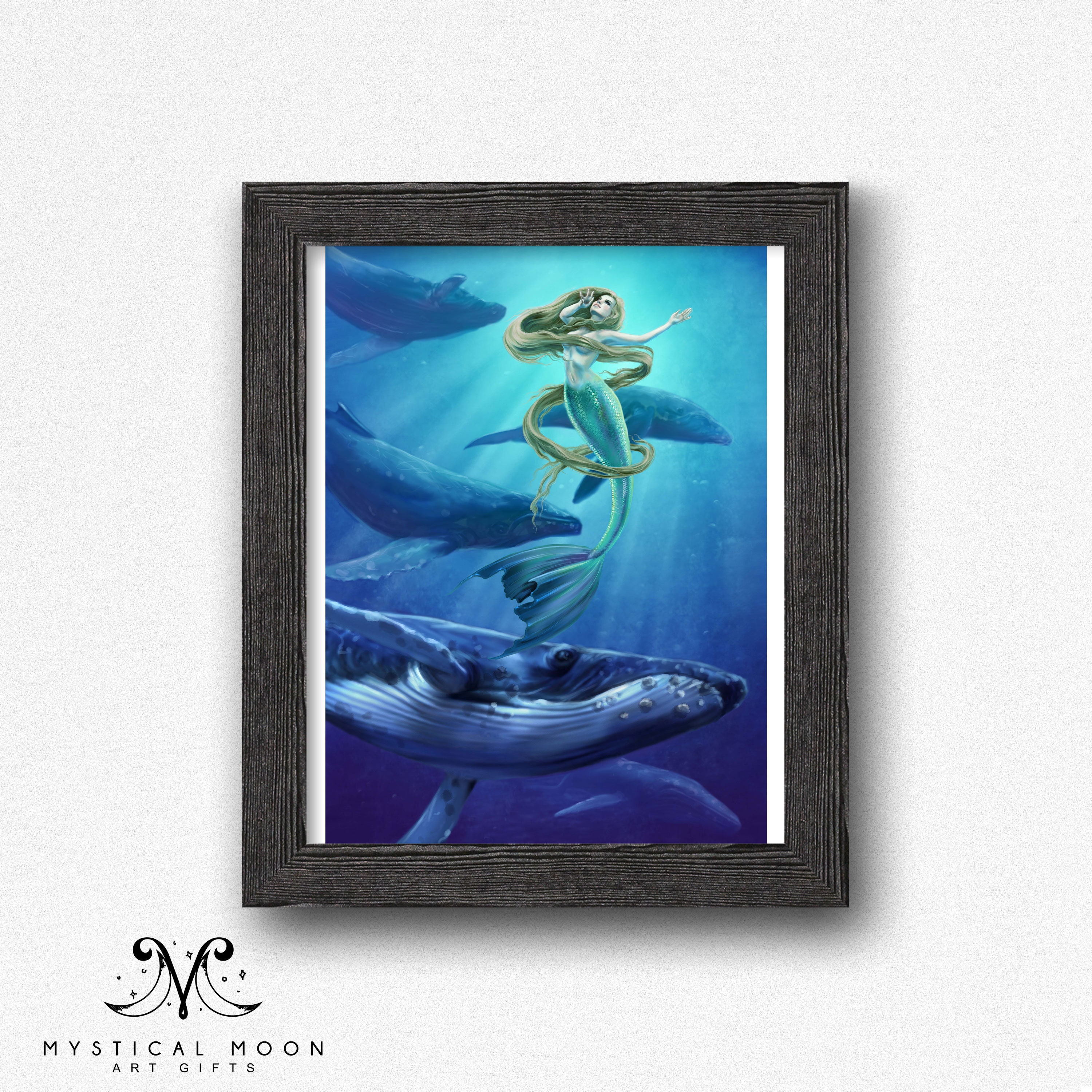 Ocean Song Mermaid Art Print / Fantasy Artwork / Selina Fenech - Etsy