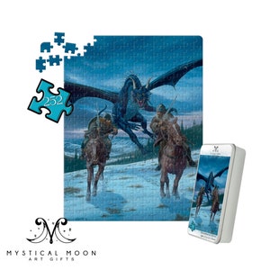 Blue Dragon Puzzle / 252 Piece Jigsaw Puzzle / Dungeons and Dragons ...