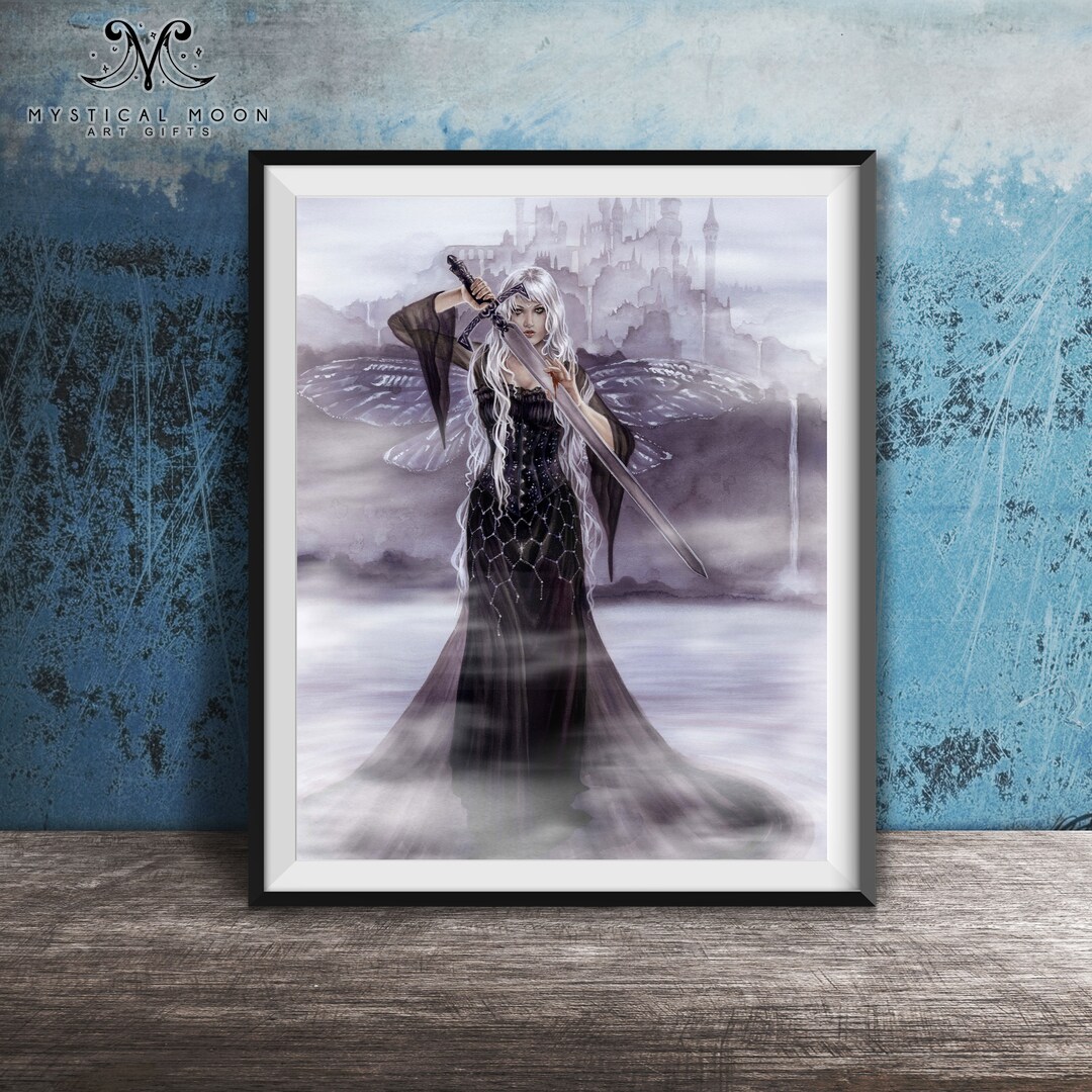 Lady of Avalon Art Print / Fantasy Artwork / Selina Fenech / Wall Decor ...
