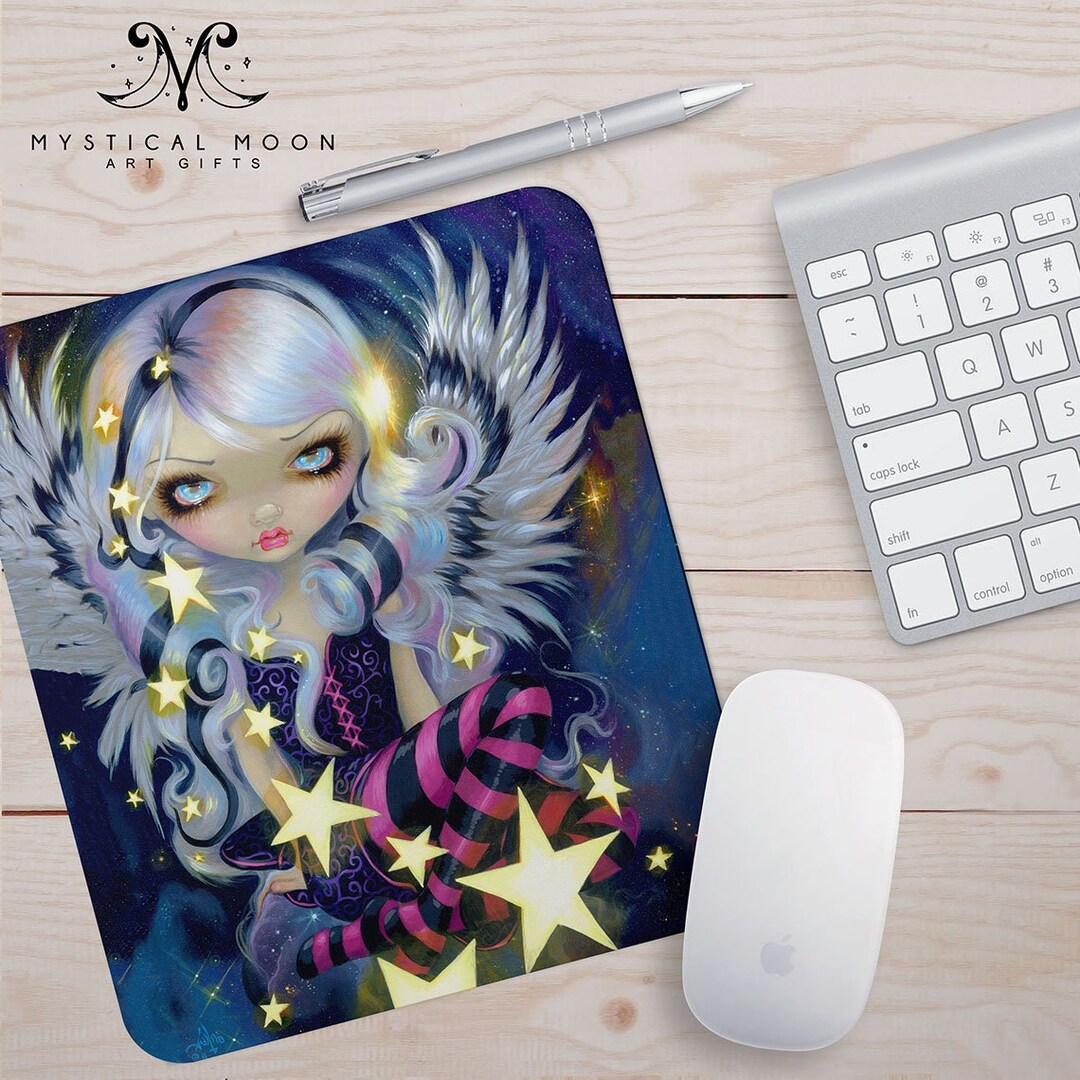 Star Angel Mousepad / Big Eye Fantasy Art / Jasmine Becket-griffith ...