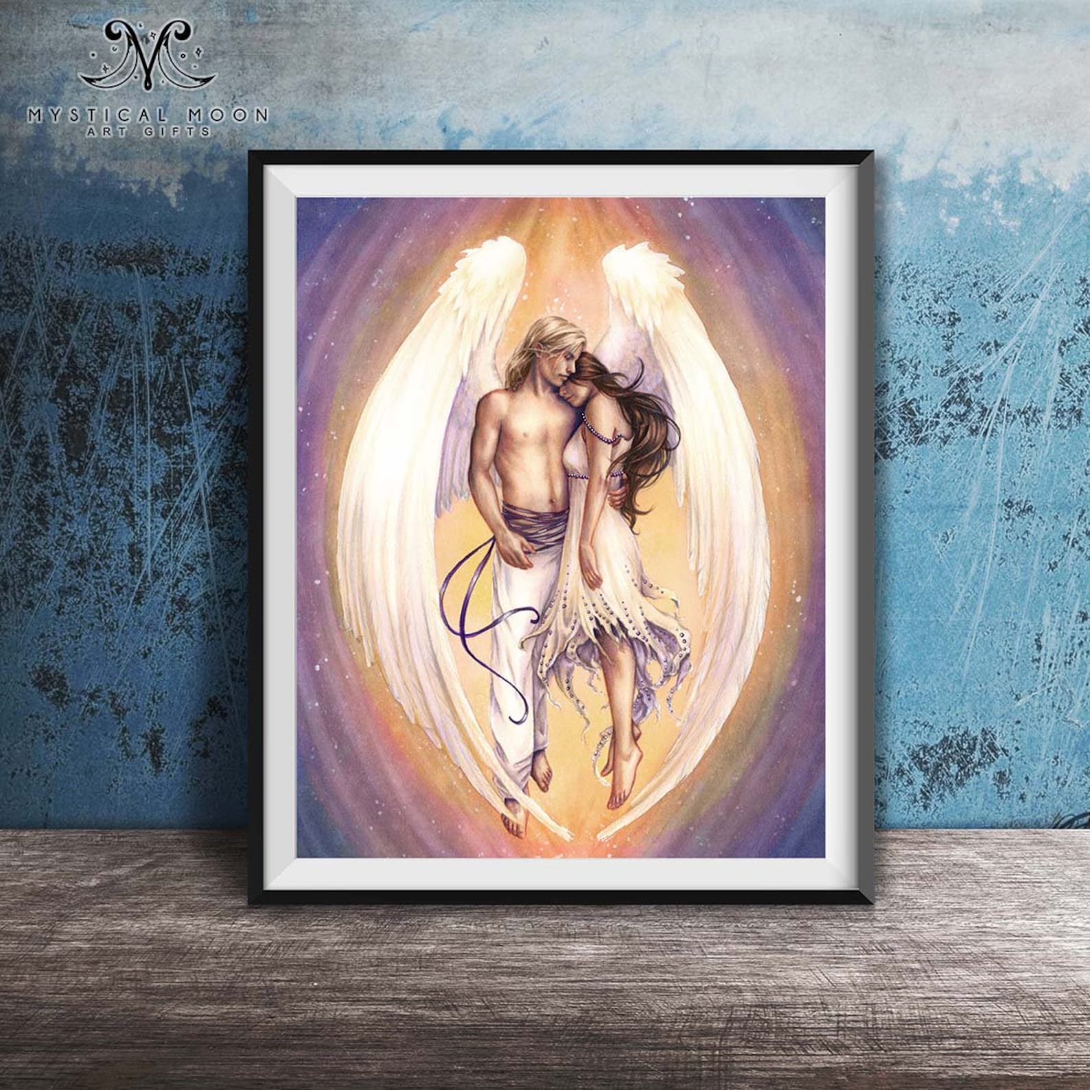 Guardian Angel Art Print / Fantasy Artwork / Selina Fenech / - Etsy