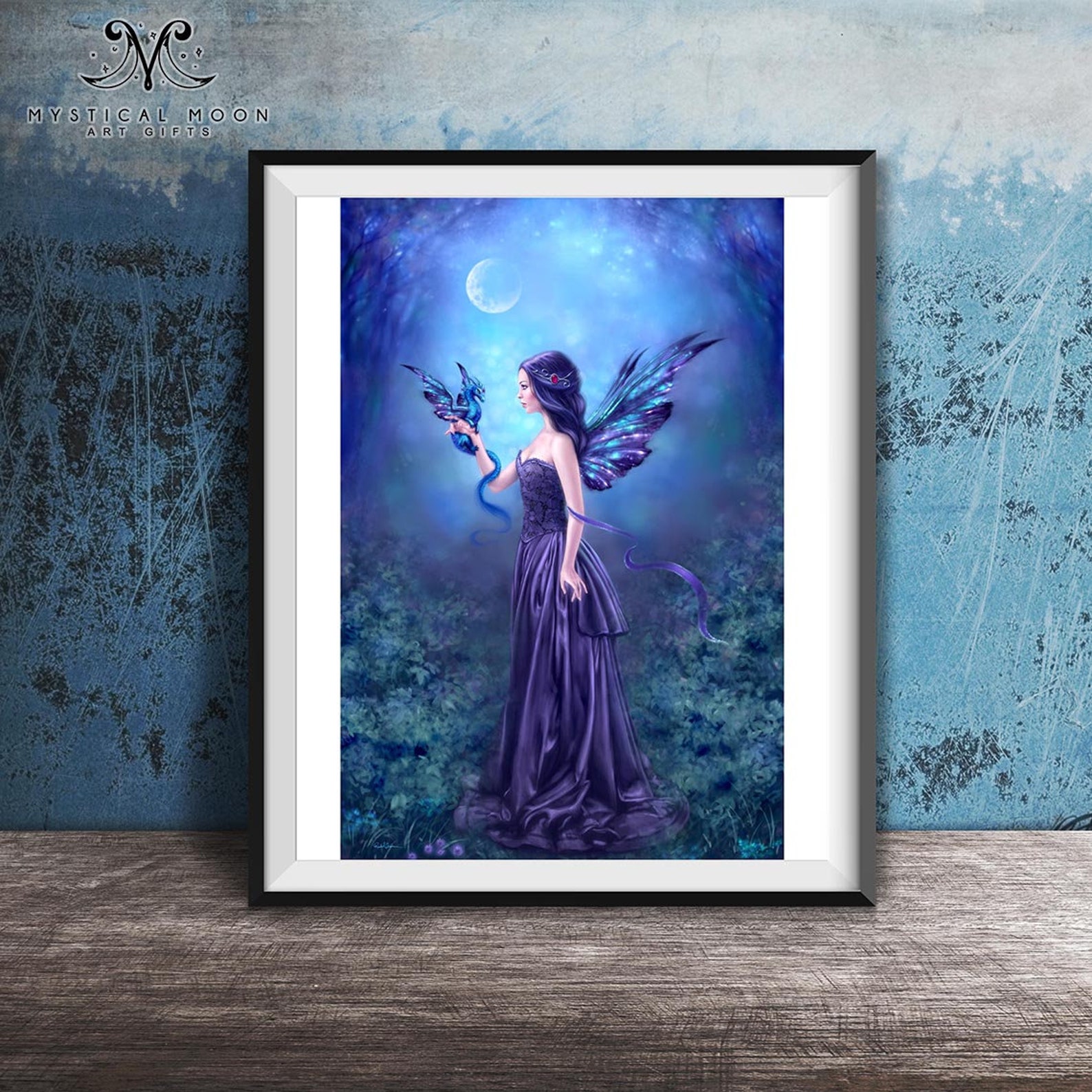 Fairy Queen Art Print / Fantasy Artwork / Rachel Anderson / | Etsy