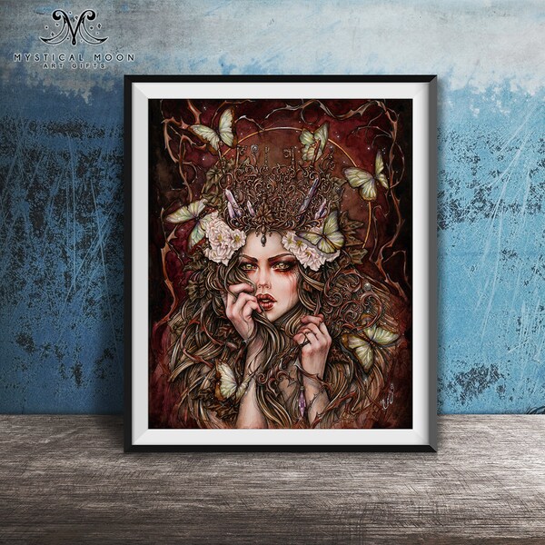 Faerie Print Etsy