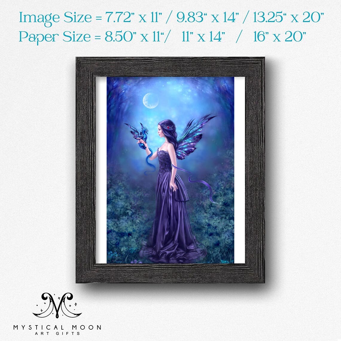 Fairy Queen Art Print / Fantasy Artwork / Rachel Anderson / - Etsy
