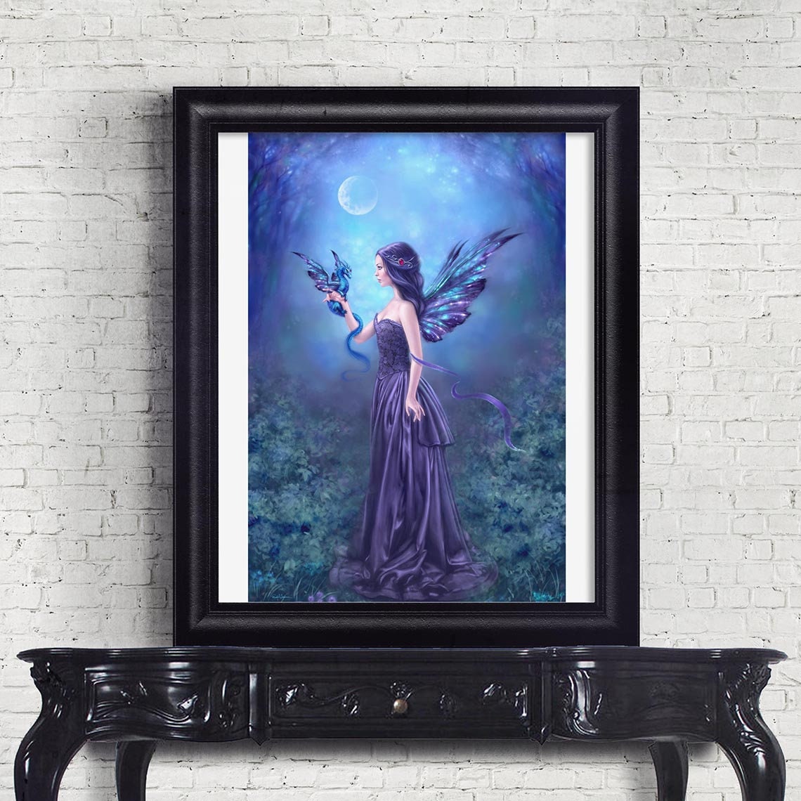 Fairy Queen Art Print / Fantasy Artwork / Rachel Anderson / - Etsy