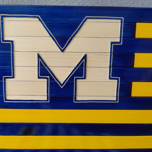 Michigan Pennant - Etsy