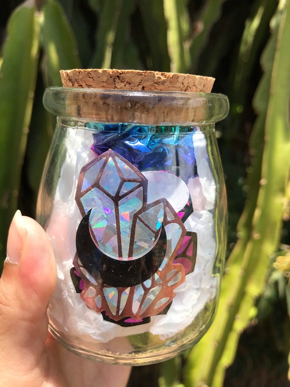Moon Water Jar Mystery Crystal Set - Etsy