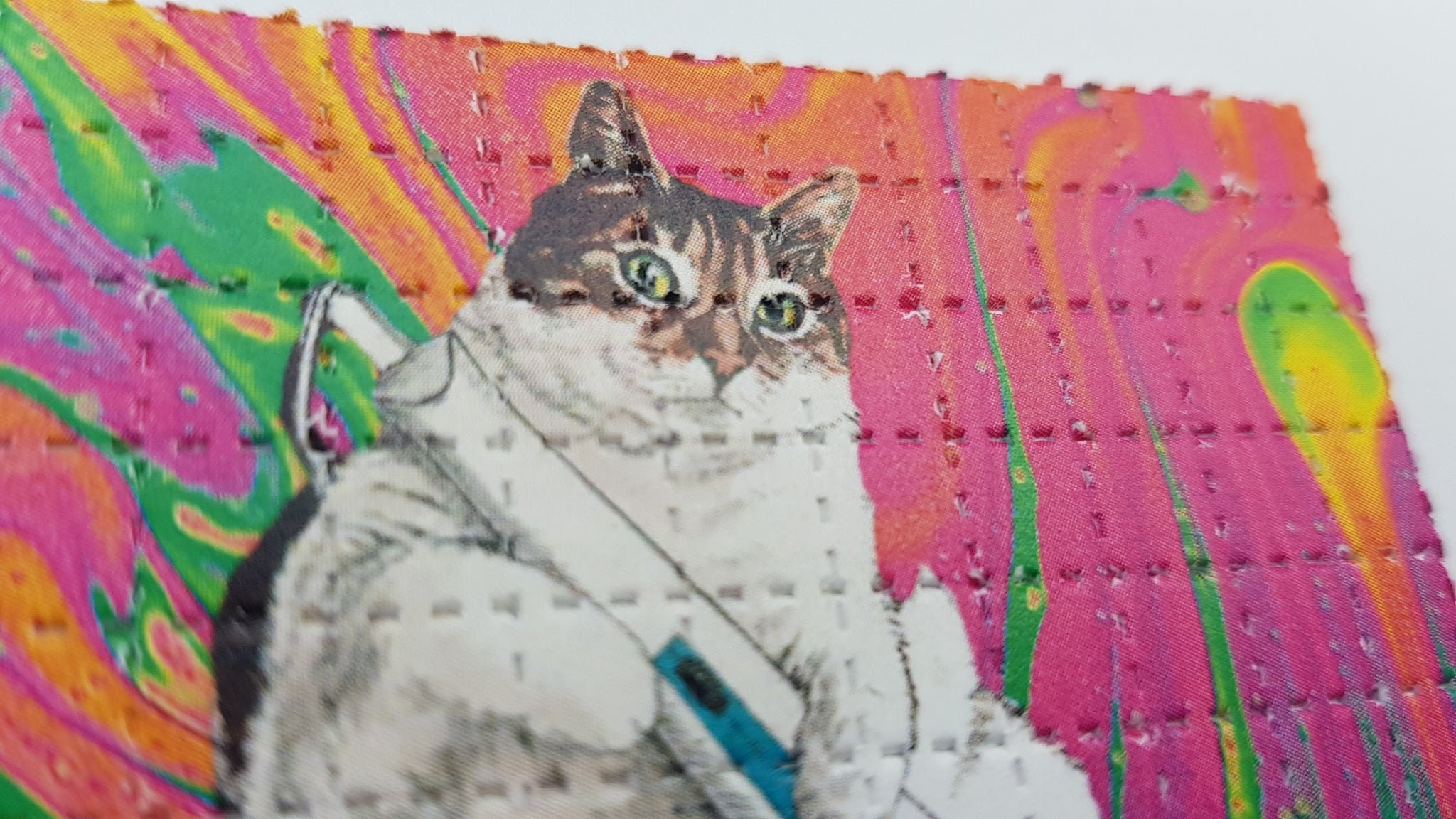 Cat Blotter Art 100 Tab Acid Art Sheet Psychedelic Art - Etsy