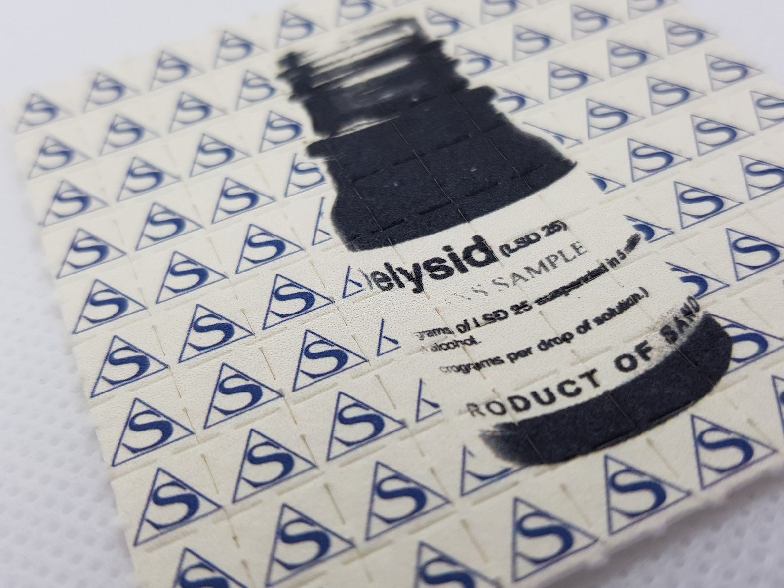 Sandoz LSD Vial Blotter Art 100 Tab Mini Sheet | Etsy