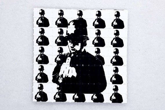 Banksy Police Man Blotter Art 100 Tab Sheet Psychedelic LSD - Etsy