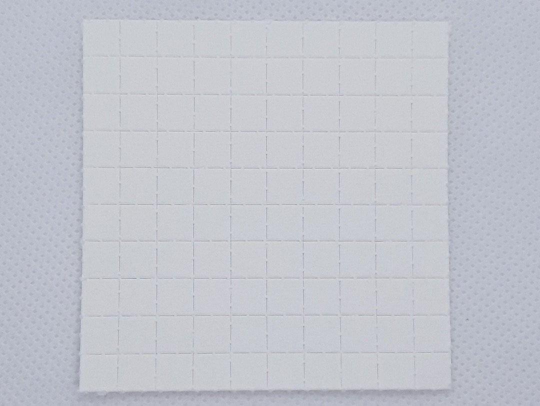 White on White (wow) Blotter Art - 100 Tab Mini Sheet - Etsy
