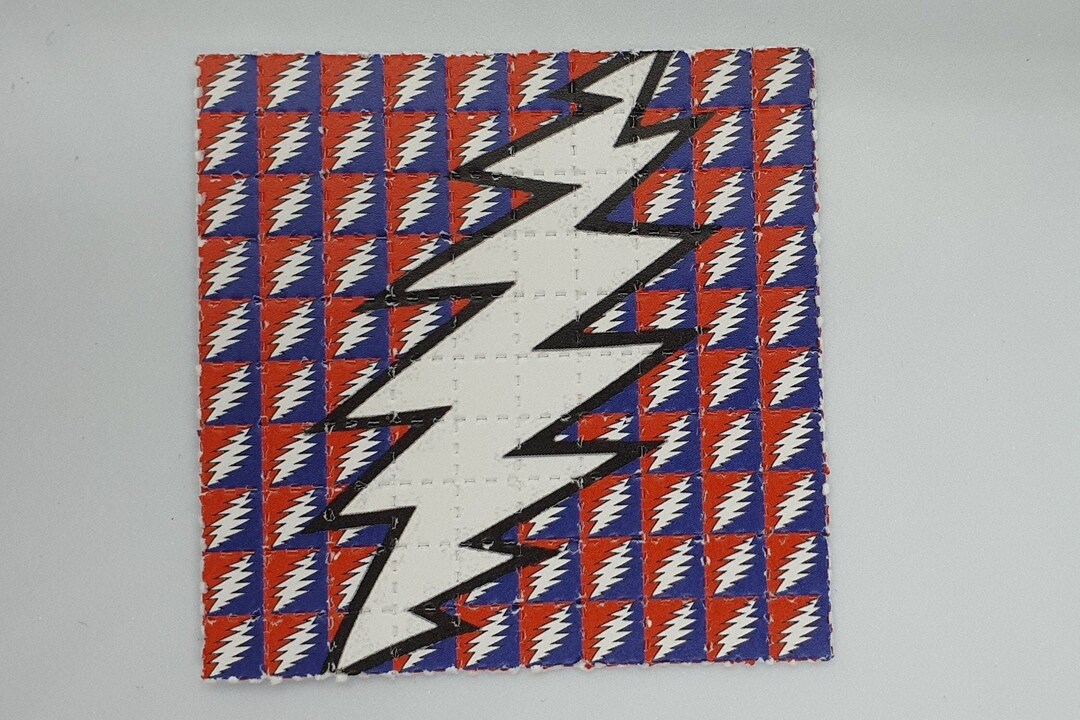 Dead Lightning Bolt Blotter Art - 100 Tab Mini Sheet - Etsy