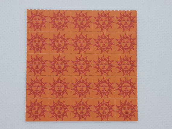 Orange Sunshine Blotter Art 100 Tab Sheet - Etsy UK