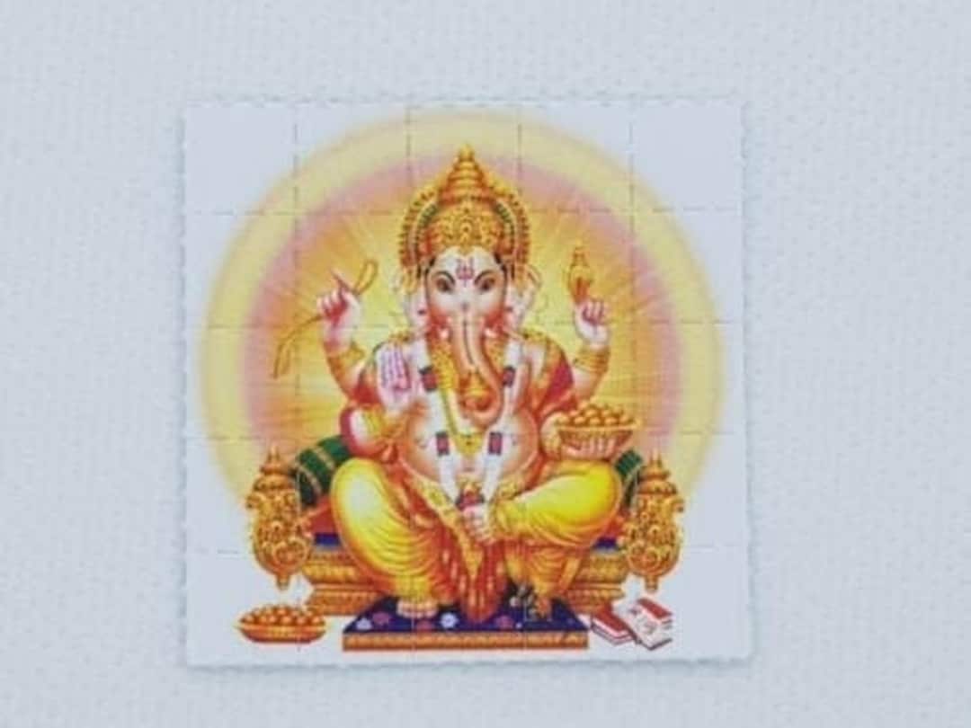 Ganesh Psychedelic Blotter Art Print - 25 Tab Mini Acid LSD Sheet - Etsy