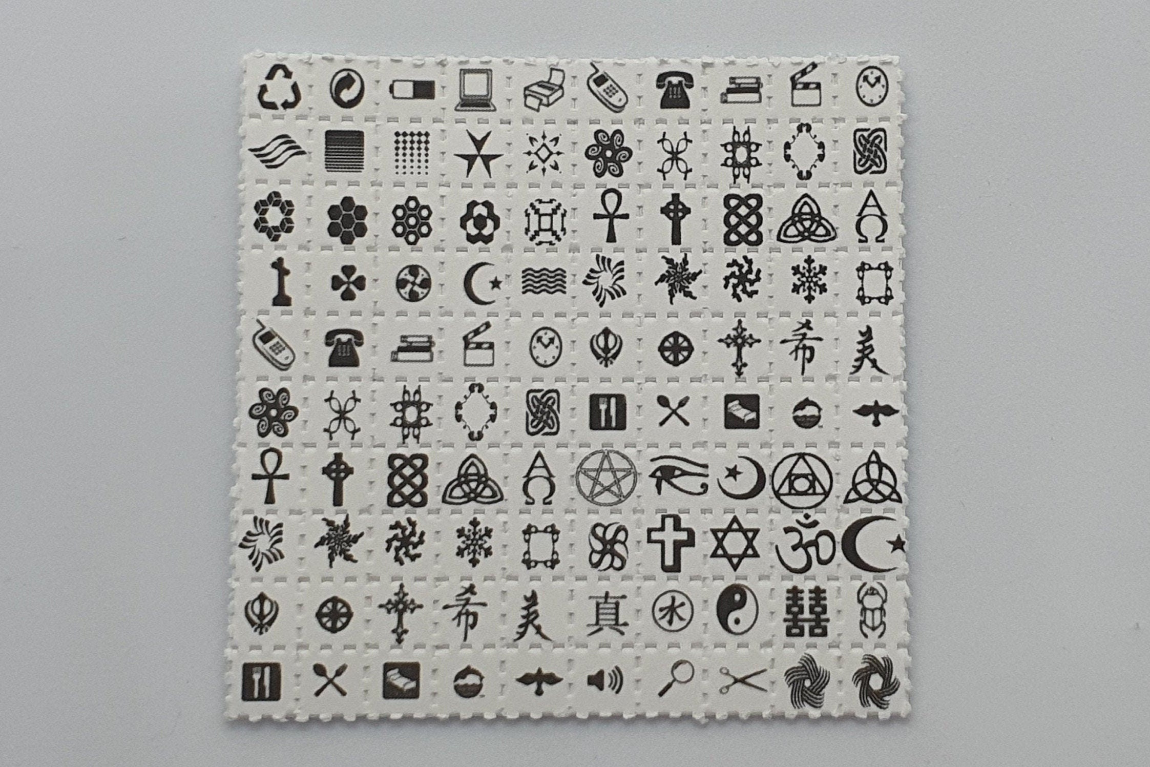 Symbols Blotter Art 100 Tab Psychedelic Art LSD Acid Blotter - Etsy