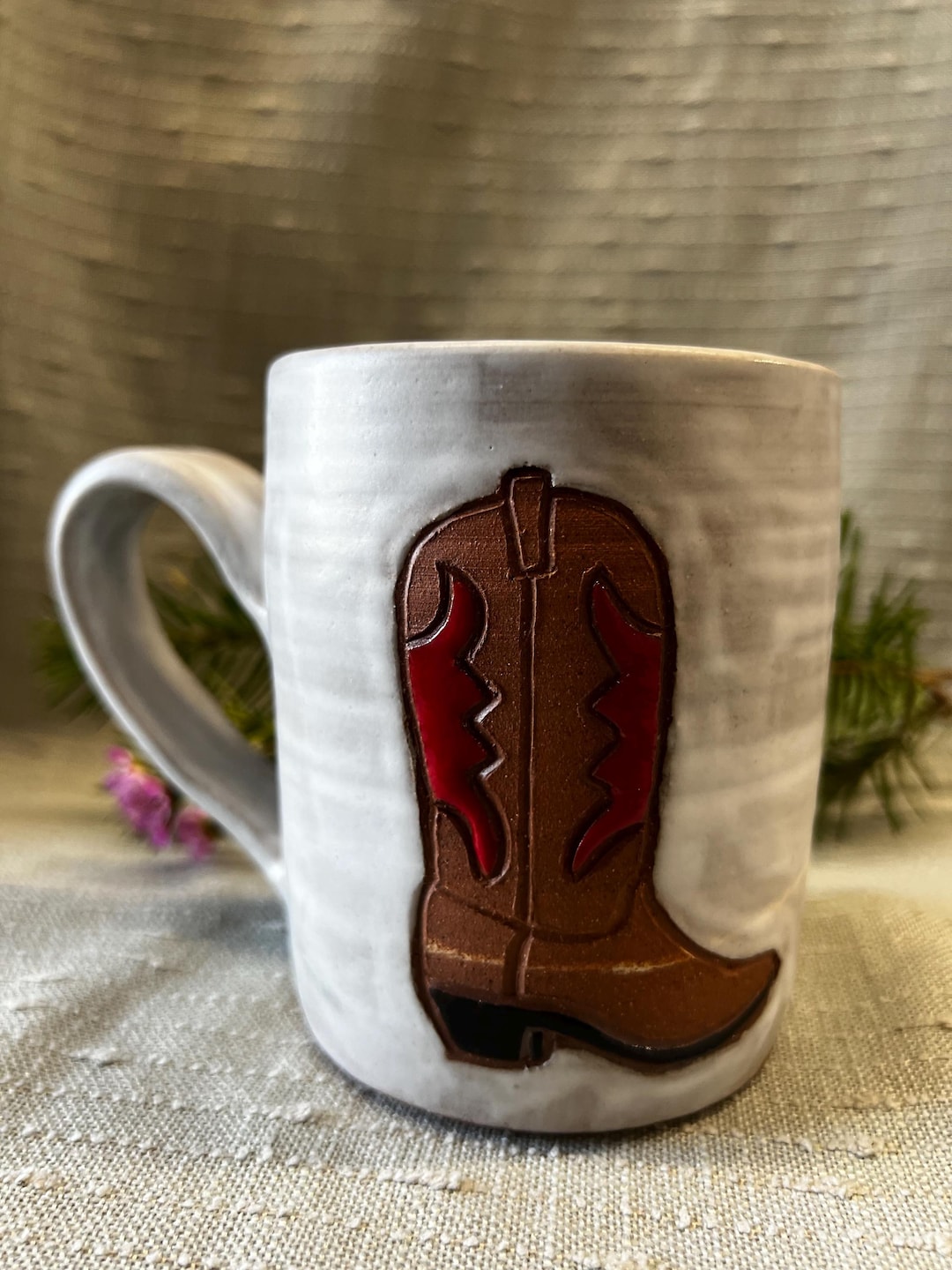 Cowboy Cowgirl Boot Mug - Etsy