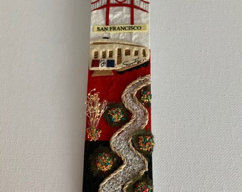 San Francisco Golden Gate Bridge Lombard St. Alcatraz Bookmark Souvenir ...