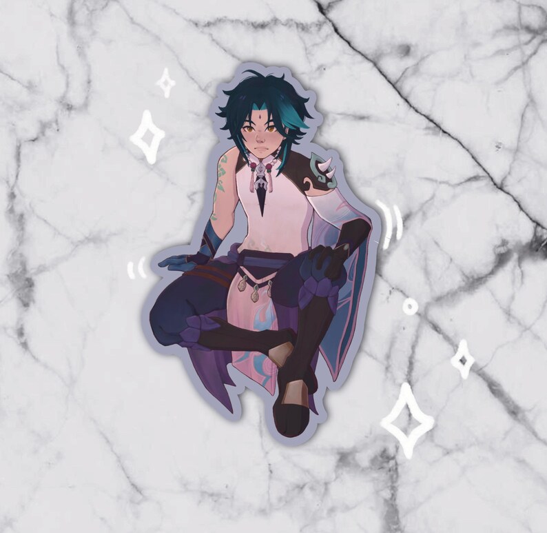 Genshin Impact Xiao Sticker - Etsy