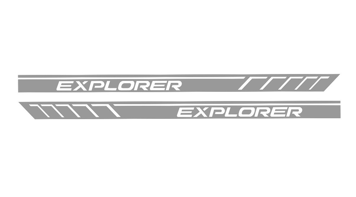 Ford Explorer - 2pcs Side Stripe Body Decal Vinyl Graphics Sticker Logo ...