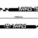 Toyota YARIS - 2pcs Side Stripe Body Decal Vinyl Graphics Sticker Logo ...