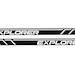 Ford Explorer - 2pcs Side Stripe Body Decal Vinyl Graphics Sticker Logo ...