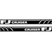 Toyota FJ Cruiser 2pcs Side Stripe Body Decal Vinyl Graphics Sticker ...