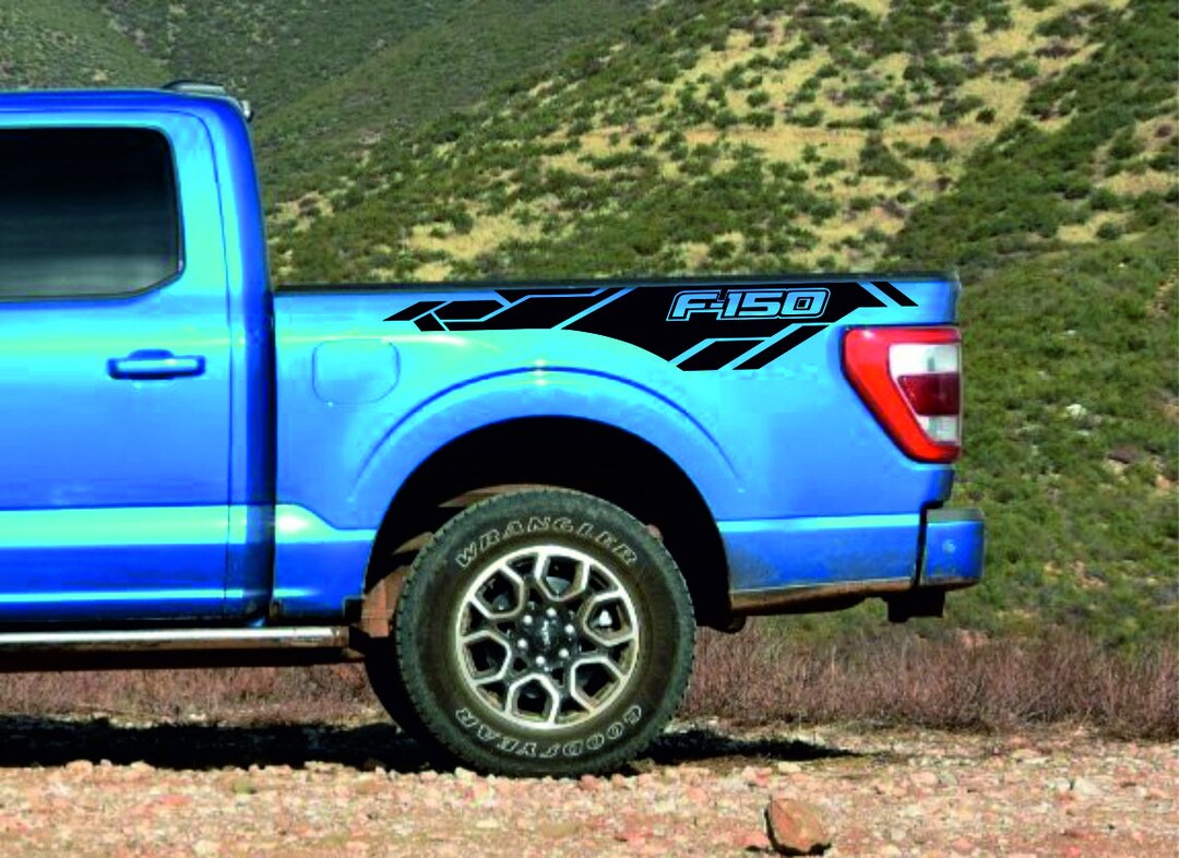 FORD F150 - 2pcs Side Stripe Body Decal Vinyl Graphics Sticker Logo ...