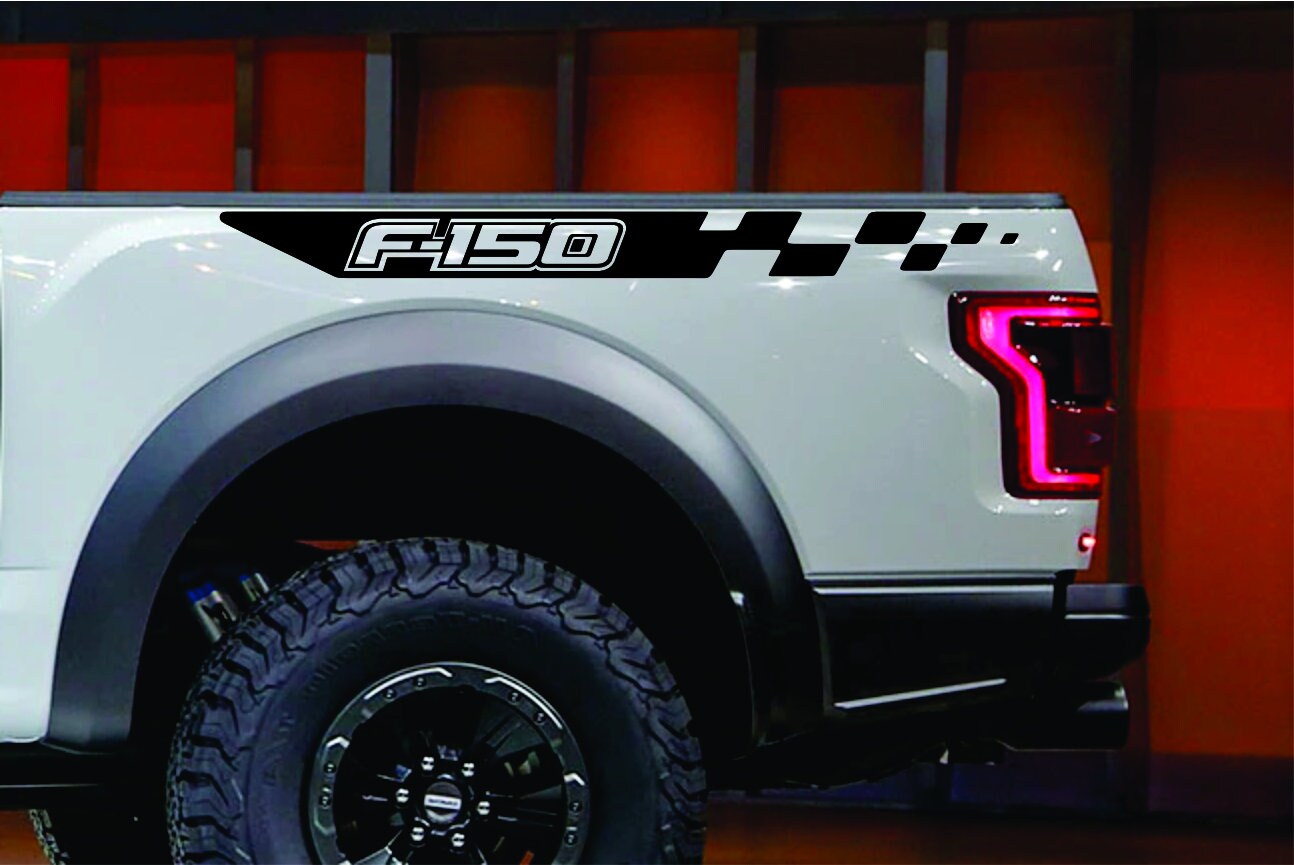 FORD F150 - 2pcs Side Stripe Body Decal Vinyl Graphics Sticker Logo ...