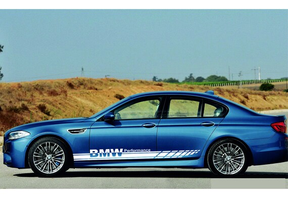 BMW Performance 2pcs Side Stripes Body Decal Vinyl Graphics | Etsy