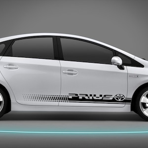 Toyota PRIUS 2pcs Side Stripe Body Decal Vinyl Graphics Sticker Logo ...