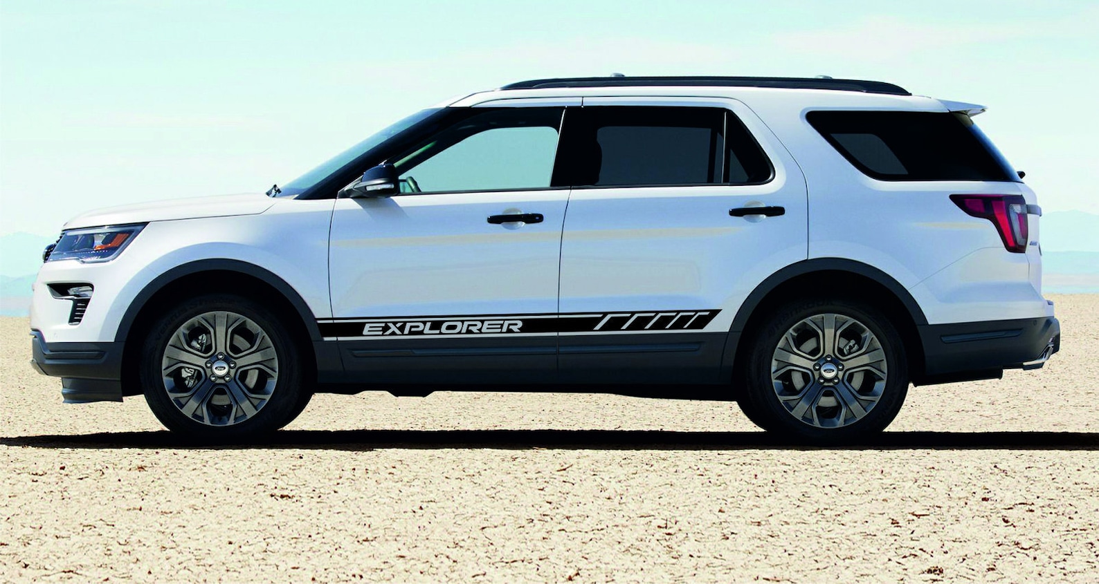 Ford Explorer - 2pcs Side Stripe Body Decal Vinyl Graphics Sticker Logo ...