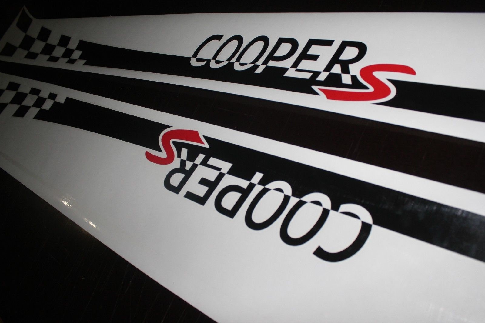 MINI Cooper- 2pcs Side Stripe Body Decal Vinyl Graphics Sticker Logo ...