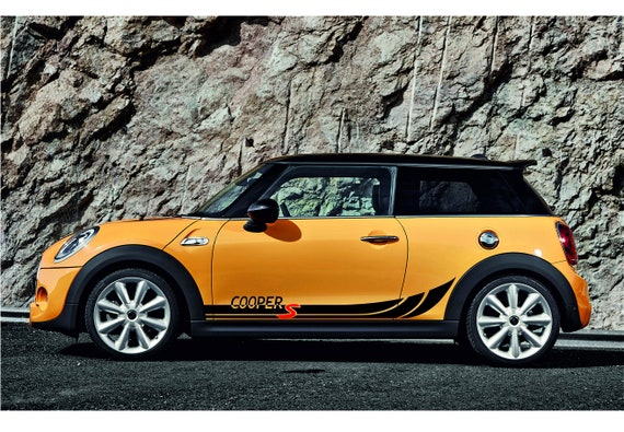 MINI Cooper 2pcs Side Stripe Body Decal Vinyl Graphics | Etsy