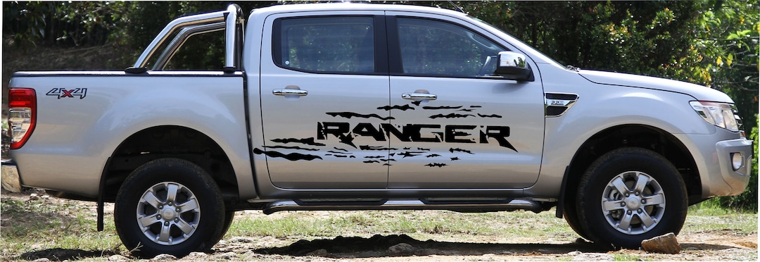 Ford RANGER- 2pcs Side Stripe Body Large Decals Vinyl Graphics Sticker ...