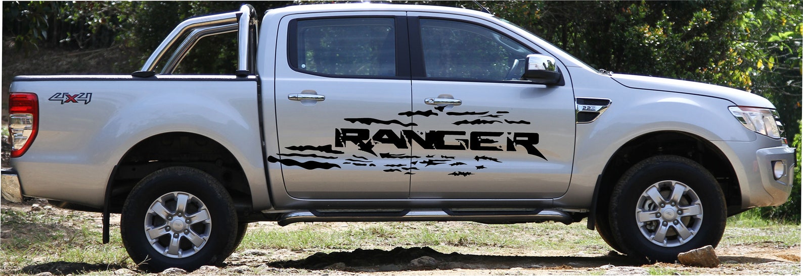 Ford RANGER- 2pcs Side Stripe Body Large Decals Vinyl Graphics Sticker ...