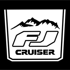 Toyota FJ CRUISER - 1pcs Hood Stripe Hood Decal Graphics Vinyl Sticker ...