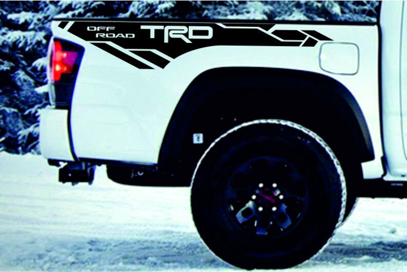 Toyota Tacoma Tundra 2pcs Side Stripe Body Decal Vinyl Graphics