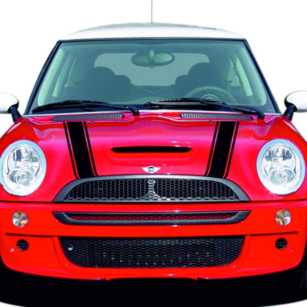 Mini Cooper Hood Decal - Etsy