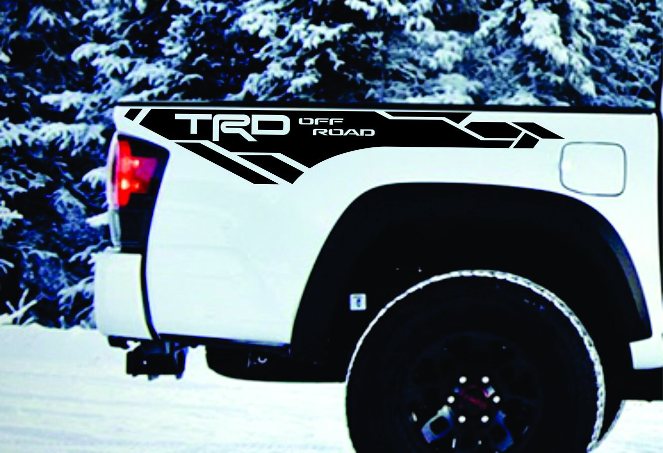 Toyota Tacoma Tundra 2pieces Side Stripe Body Decal Vinyl Graphics