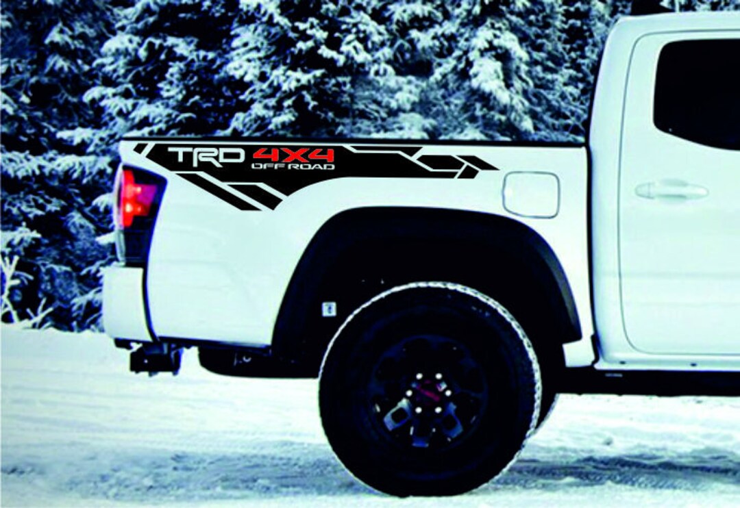 Toyota Tacoma Tundra 2pcs Side Stripe Body Decal Vinyl Graphics